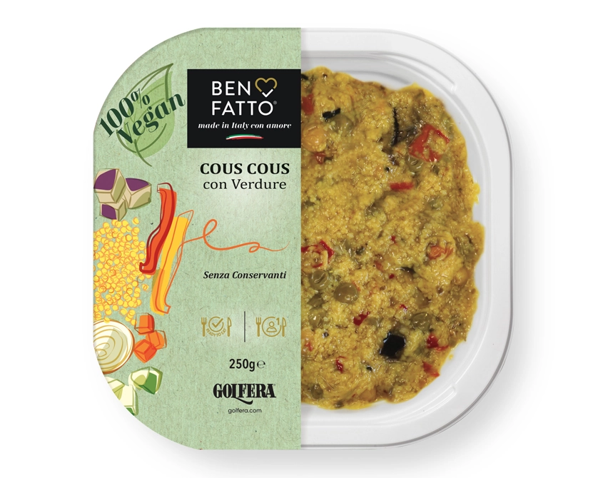 Cous cous with vegetables - Golfera