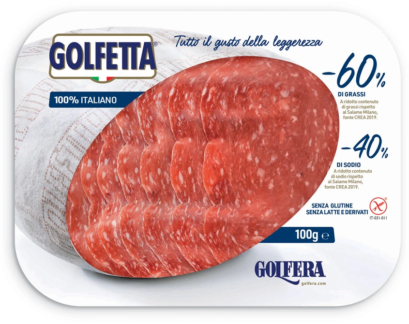 Golfetta in vaschetta 100g | affettato leggero pronto all’uso
