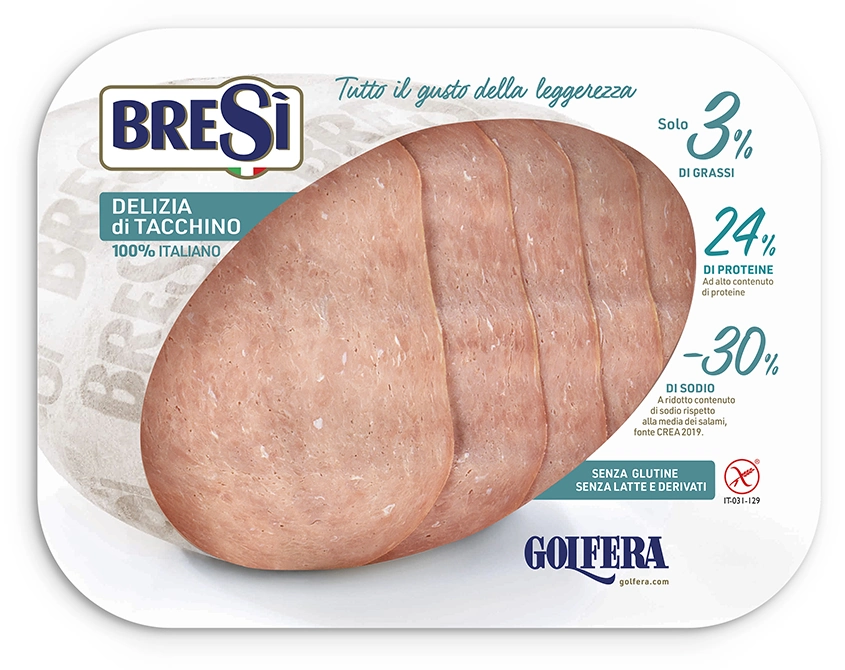 Bresì délice de dinde 75g - Golfera